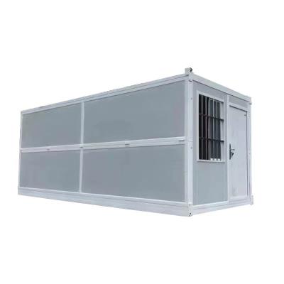 China 5950 mm Casa prefabricada de oficina plegable de embalaje plano Casa de contenedores en venta