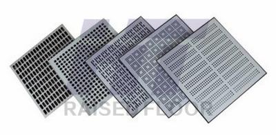 Cina Tasso sollevato del flusso d'aria delle piastrelle per pavimento perforato alluminio portatile con il pannello solido in vendita