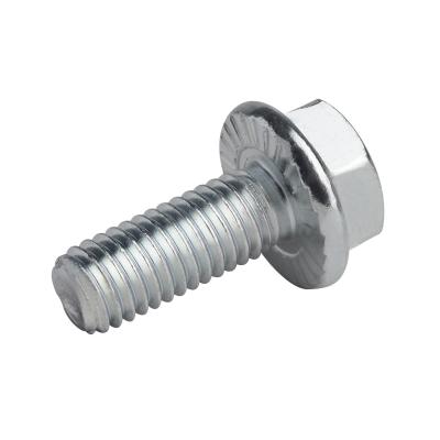 China Hex Head Flange Industrial Bolt DIN6921 EN 1665 With Serration Class 8.8 / 10.9 for sale