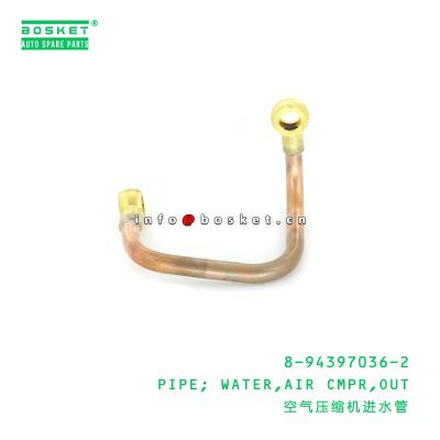 China 8-94397036-2 ISUZU FTR Out Air Compressor Water Pipe 8943970362 for sale