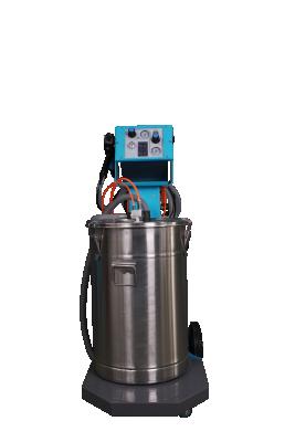 China 27KG Powder Paint Sprayer Eco Friendly Electrostatic Powder Coating Machine 35L for sale