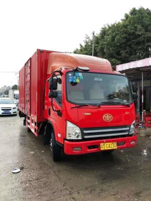 중고 FAW 140HP 화물 트럭 4x2 드라이브 모드 화물 트럭