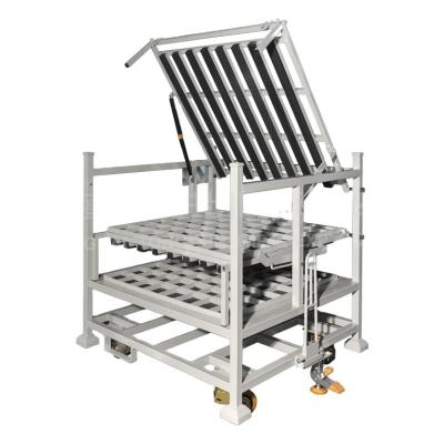 China Torin LK40 Automobile Special Material Transportation Accessories Rack Roll Cart Wire Mesh Pallet Container for sale