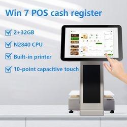China OEM Dual Screen Touch POS System with New Ai Digital electronic Weight Scale Electronic Cash Register and Fruit Weighing Printer for sale