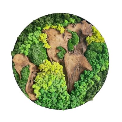 Chine Art mural en bois préservé panneau de mousse cadre photo pour salle à manger 2024 OEM Design à vendre