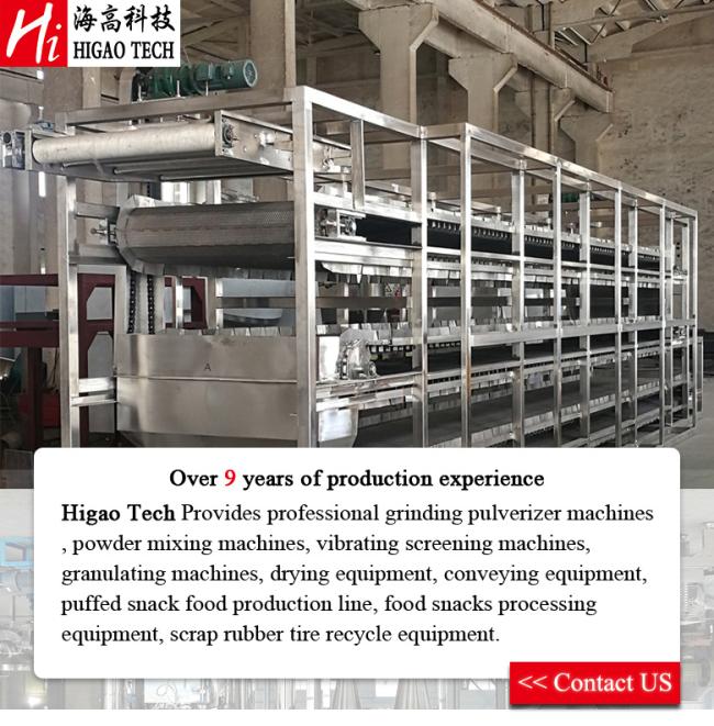 Continuous Mesh Belt Dryer Machine for Tobacco and Clove Dehydration
