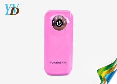 中国 ピンク LED の軽い携帯用移動式充電器装置ギフト力銀行 5200mAh 販売のため