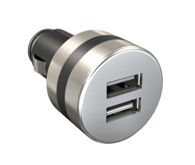 Cina 4.2A neri 20W si raddoppiano caricatore dell'automobile di USB per il iPad, il iPhone di Apple 5 5S 4S 4 3 3G ecc in vendita