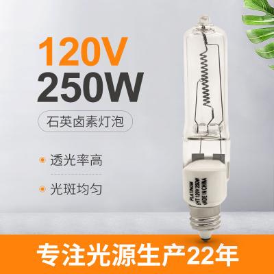 Cina Singolo elettrico della lampada dell'alogeno del quarzo 250w dell'alogeno della luce di lampadina concluso in vendita