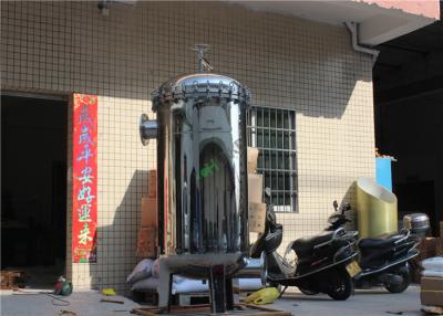 Cina Filtro a sacco dell'acciaio inossidabile 0,1 d'abitazione--trattamento delle acque della fabbrica del succo 0.4Mpa in vendita