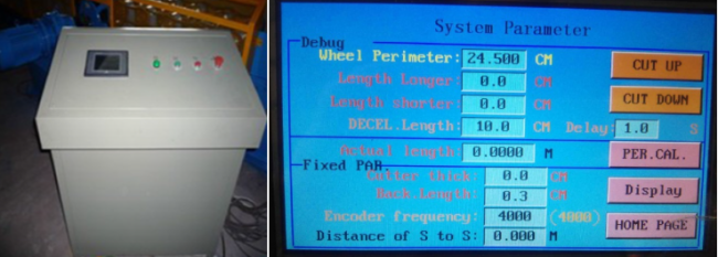 PLC control of cut to length