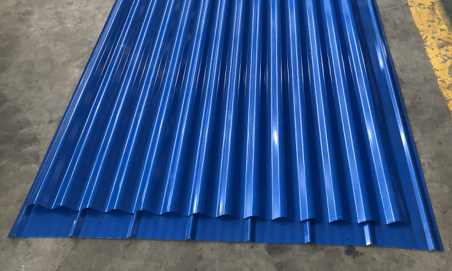 Metal roofing sheet