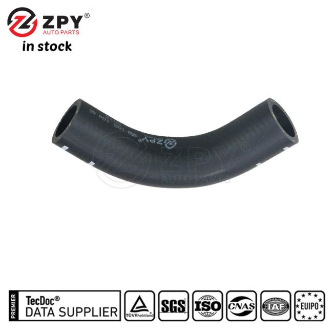 ZPY Radiator to Engine Coolant Hose close-up view