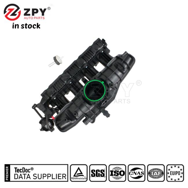 ZPY Intake Manifold with Valve and Sensor - Front View