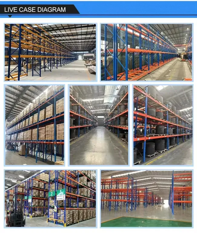 Industrial Warehouse Storage Heavy Duty Metal Pallet Racking System