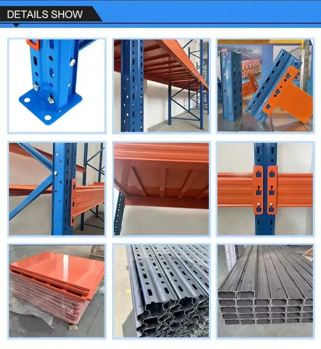 Industrial Warehouse Storage Heavy Duty Metal Pallet Racking System