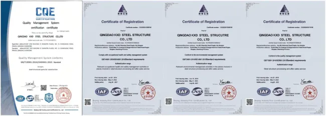 KXD company certifications