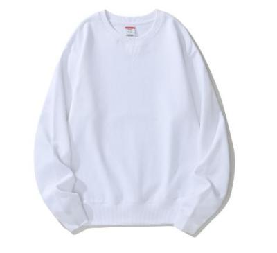 Cina Small Order Clothing Manufacturers Men'S Sweashirt Long Sleeve Without Hood 380gsm French Terry Hoodies in vendita