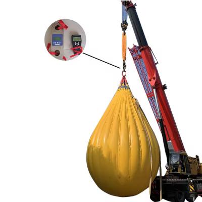 Cina 25 tonnellate gru di drenaggio rapido prova di carico sacchetti d'acqua resistente alla corrosione duraturo in vendita