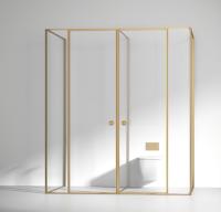 Quality Full Frame Shower Door Profile Inside Stainless Steel SUS304 Shower Screen Profile for sale