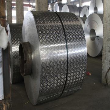 5052 Embossed Diamond Sheet 3003 Anodized Aluminum Alloy Chequered Plate Coil