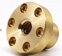 Cina Tipo trapezoidale lavorante dado della flangia T degli accessori del filo del metallo di CNC di precisione del cavo dell'ottone in vendita