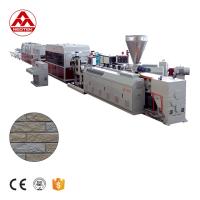 Quality Stable Performance PVC Stone Siding Extrusion Line with Granules Feeding System for sale