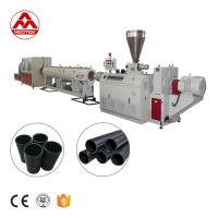 Quality 125kW Single-screw SLG63 PE Pipe Extrusion Line for Water and Gas Supply Professional for sale