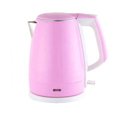 中国 360 Degree Rotation Base Factory Supplying Electric Kettle Tea Double Wall 1.8L Portable Modern Electric Jug Kettle For Hotel 販売のため