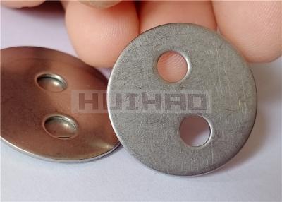 2 lavadoras de acero inoxidables del cordón del agujero 25m m usados para la fabricación de las cubiertas desprendibles del aislamiento