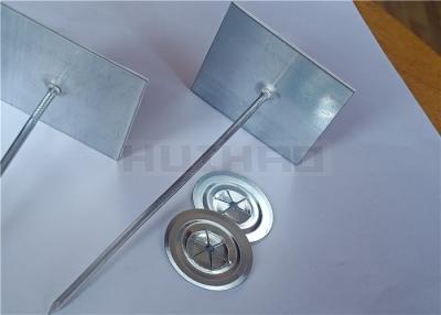 Ζυγισμένο χάλυβα Peel & Press μονωτικά κρεμάστρες 50x50x2.7mm σε αγωγό ή την επιφάνεια του τοίχου