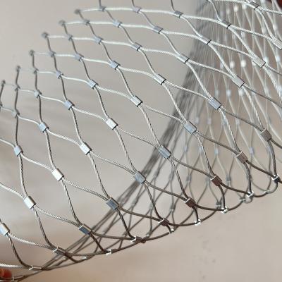 Chine Maille flexible de câble d'acier inoxydable d'olive avec la vue utilisée pour la balustrade d'escalier à vendre