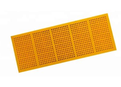 China Self Cleaning Modular Polyurethane Screen Mesh For Gabbor Aggregate 1000X300MM for sale