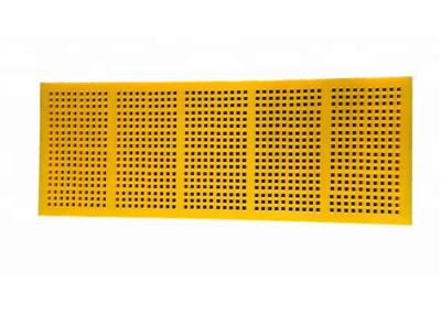 China Self Cleaning Modular Polyurethane Screen Mesh For Gabbor Aggregate 1000X300MM for sale