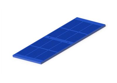 China Self Cleaning Modular Polyurethane Screen Mesh For Gabbor Aggregate 1000X300MM for sale