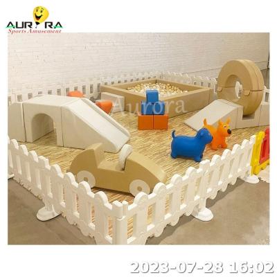 Κίνα Πιόλε Ροζ Εργαλεία Soft Play Φράχτης Soft Play για παιδιά Soft Play Sets προς πώληση