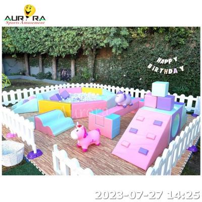 Κίνα Πιόλε Ροζ Εργαλεία Soft Play Φράχτης Soft Play για παιδιά Soft Play Sets προς πώληση