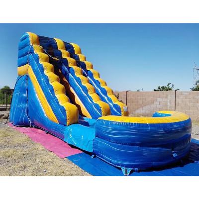 Κίνα Tarpaulin Giant Inflatable Slides And Water Slides For Kids Party 0.55mm Pvc προς πώληση