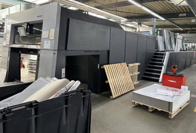 Heidelberg XL162-5+L paper feed system