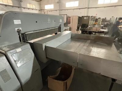 China 150 M/Min Verwendet Litong 1370 Papierschneidemaschine Guillotine Max. zu verkaufen