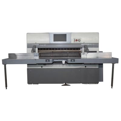 China Große automatische Papierschneidemaschine für den Nachdienst und die Videotechnische Unterstützung zu verkaufen