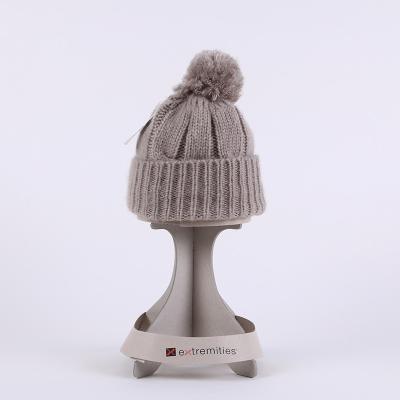 China Free Standing Recycle Unit Cardboard Display Stands , Baseball Hat Hook Display Rack for sale