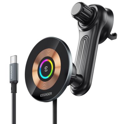 China Essager 2023 Arpege Carregadores de Carro Rápidos Sem Fio Carregador de Telefone de Carro 15W à venda