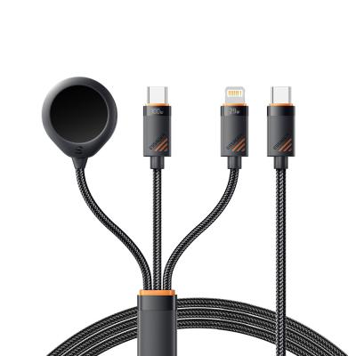 China ESSAGER ES-X66 Série 100W USB C para USB C + L + Carregador de relógio sem fio 3 em 1 cabo à venda