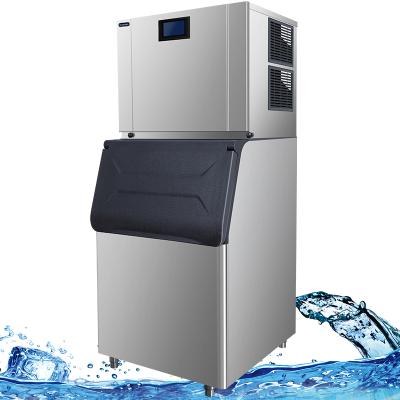 China ICS-200 Hot Sale Commercial Ice Maker Machine Stainless Steel Snow Ice Maker 200 Kgs Per Day for Seafood Shop or Restaurant for sale