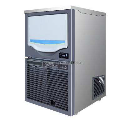 China ICE-120P 55kg Per Day Cube Ice Maker Machine Commercial Stainless Steel Crystal Maquina De Gelo Em Barra for sale
