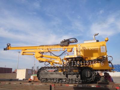 Cina Materiale di trivellazione idraulico della roccia di Cummins Engine Drived DTH per la cava e l'estrazione mineraria di profondità di 40m in vendita