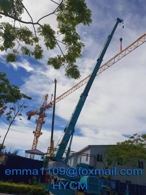China Custo Especial Guindaste de Torre 5t Capacidade de Carga 50m Boom 1,3t Carga de ponta 30m Altura de trabalho à venda