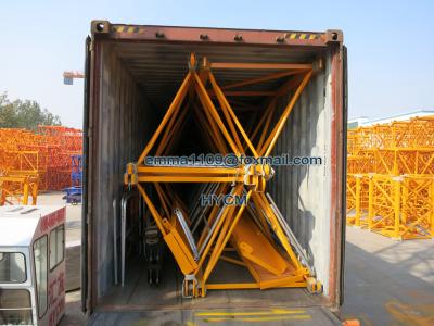 China TC6012 Chinesische Spezifikationen Turmkran 60 Meter Baukranen zu verkaufen