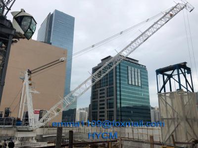 China mini QD2525 Derrick Crane 12t Luffing Tower Crane Install On Top Of Building for sale